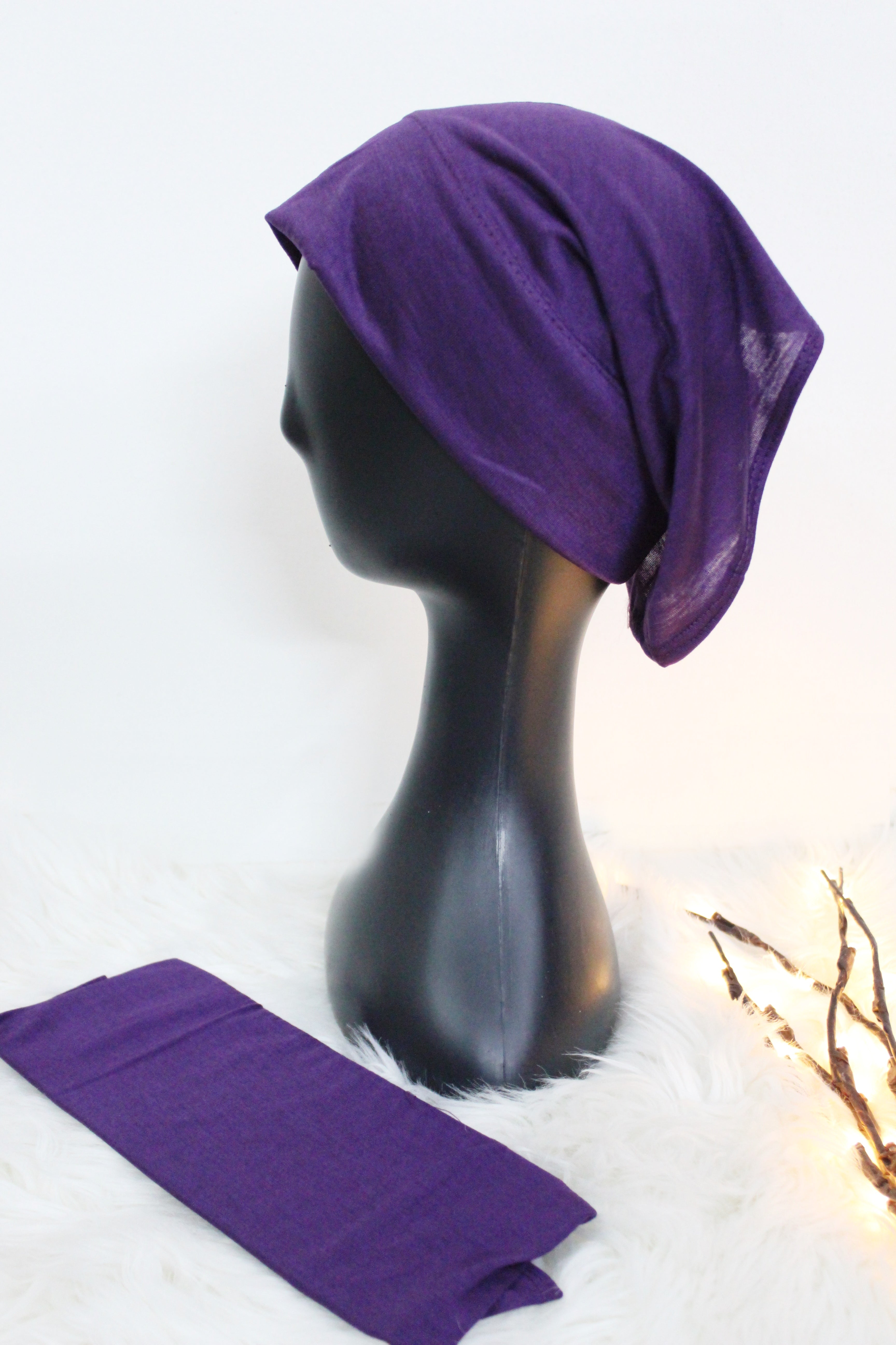 TUBE CAP - VIOLET – HijabBee.pk