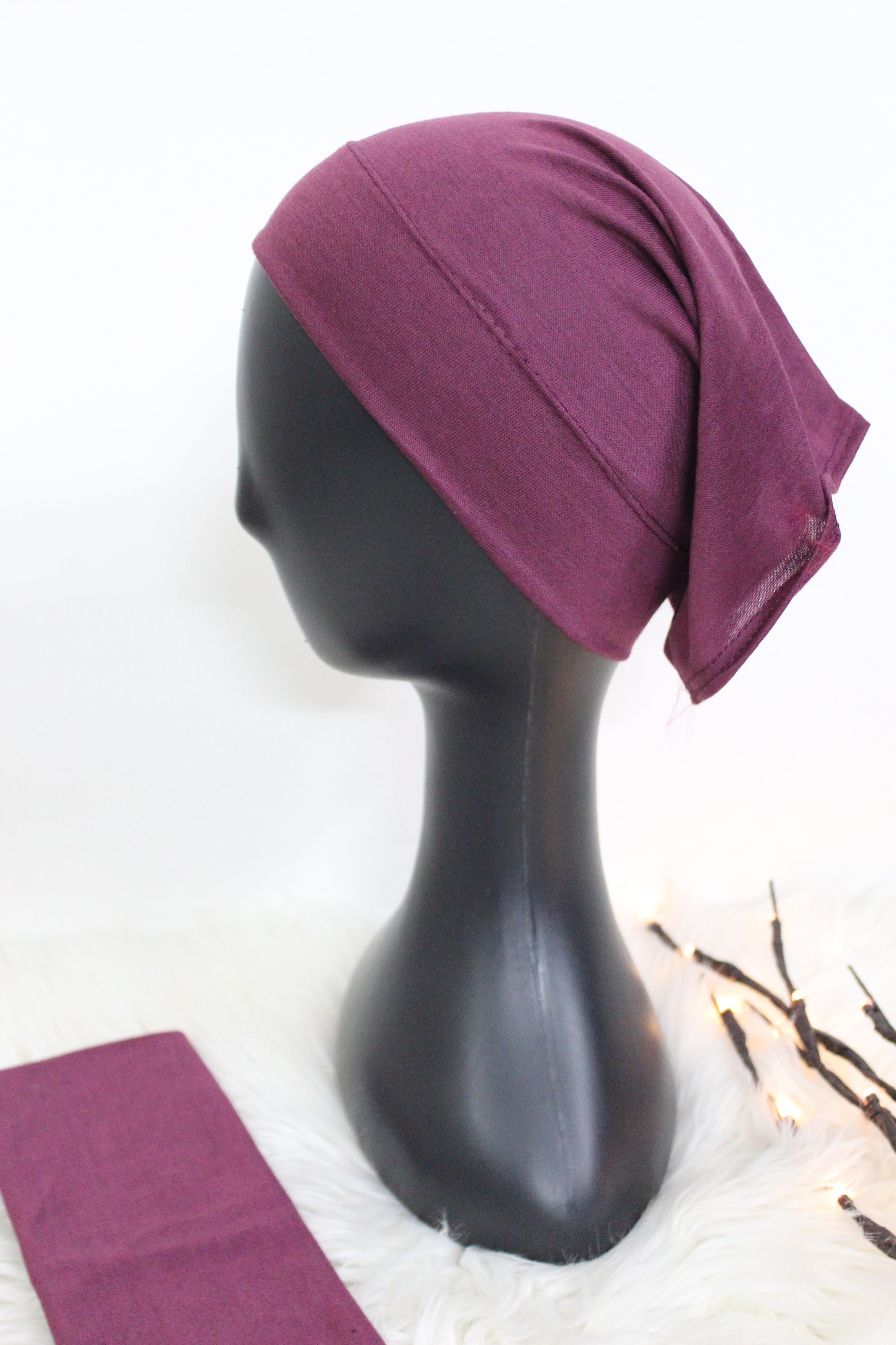 TUBE CAP - JAM PURPLE – HijabBee.pk